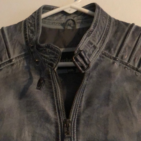 Leatherland Echtas Ledar | Jackets & Coats | Genuine Gray Leather ...